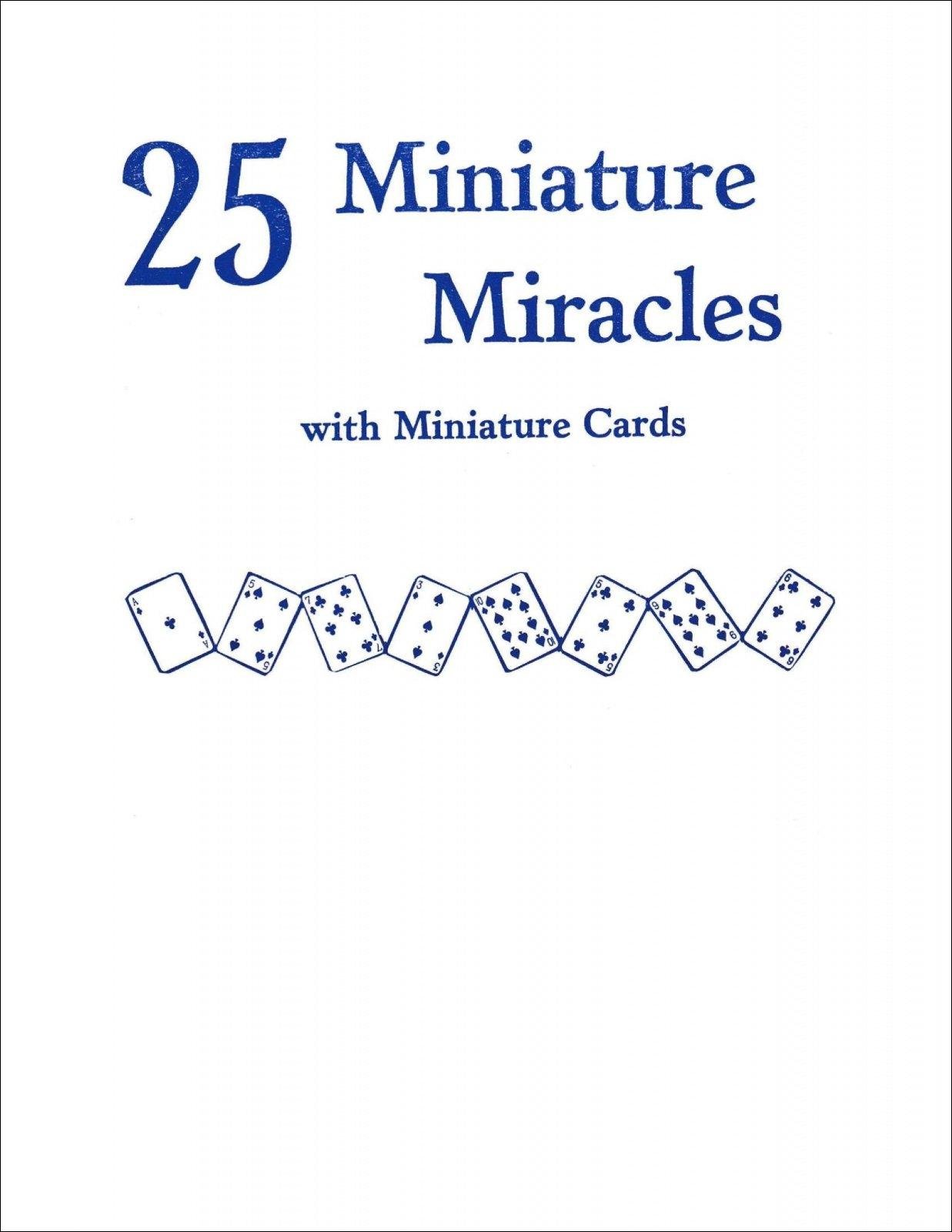 25 Miniature Miracles by Supreme-Magic-Company : Lybrary.com