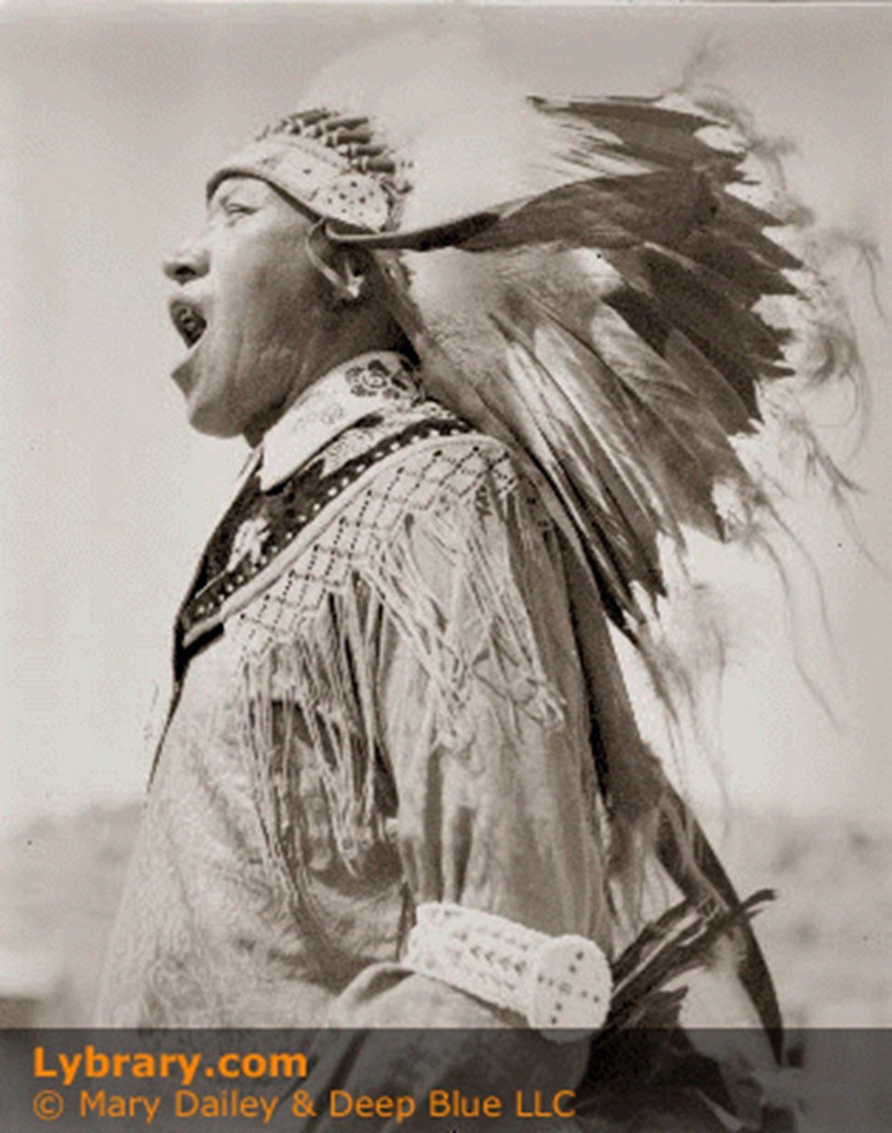 #ADI19 Indian Singer and Camp Crier by Arthur A. Dailey : Lybrary.com