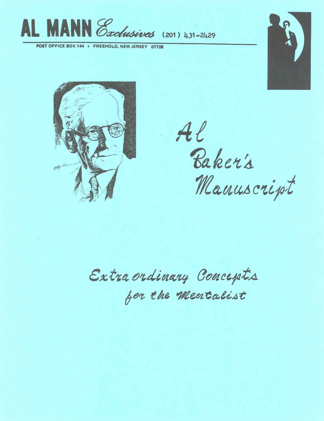 Al Baker's Manuscript by Al Mann : Lybrary.com