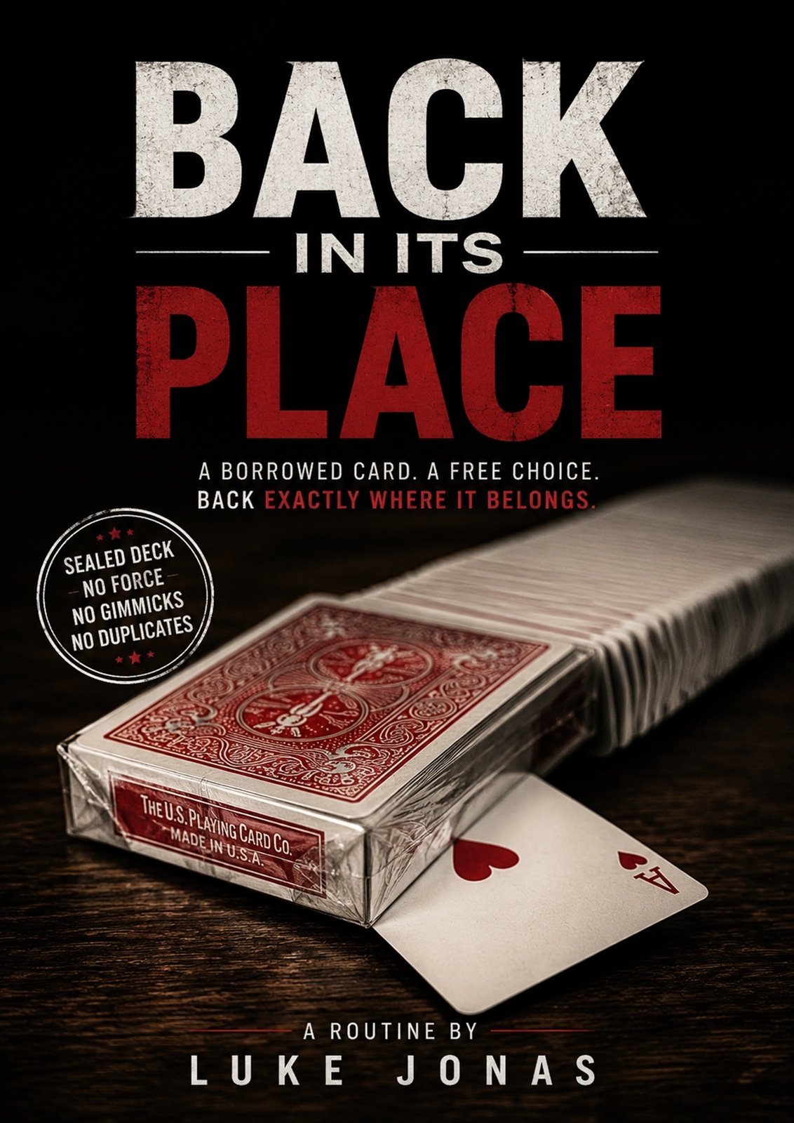 Back in Its Place by Luke Jonas : Lybrary.com