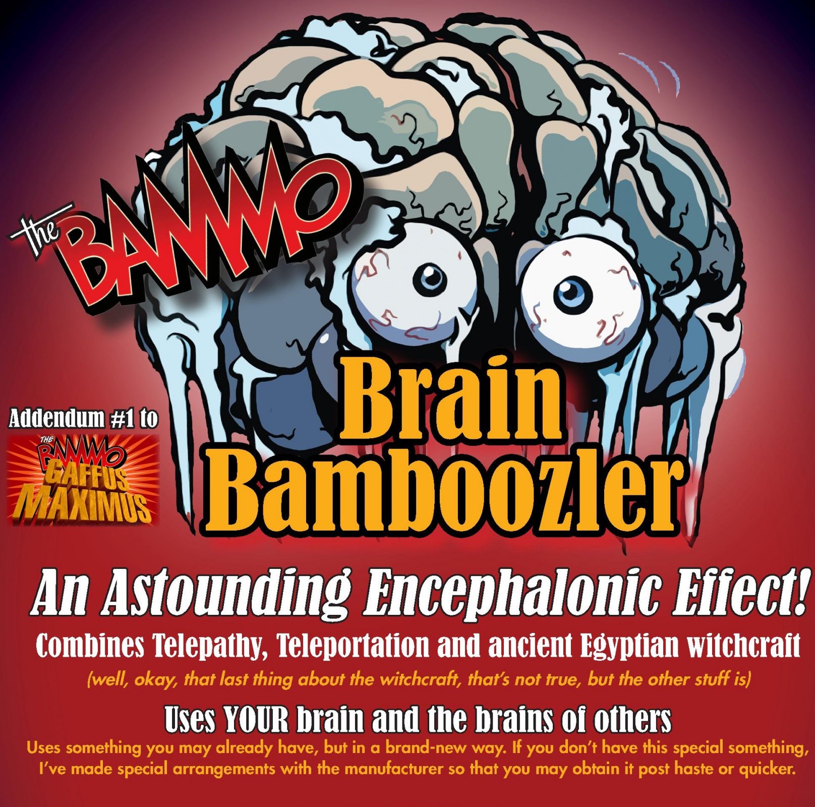 Bammo Brain Bamboozler: Bammo Gaffus Maximus Addendum 1 by Bob Farmer ...