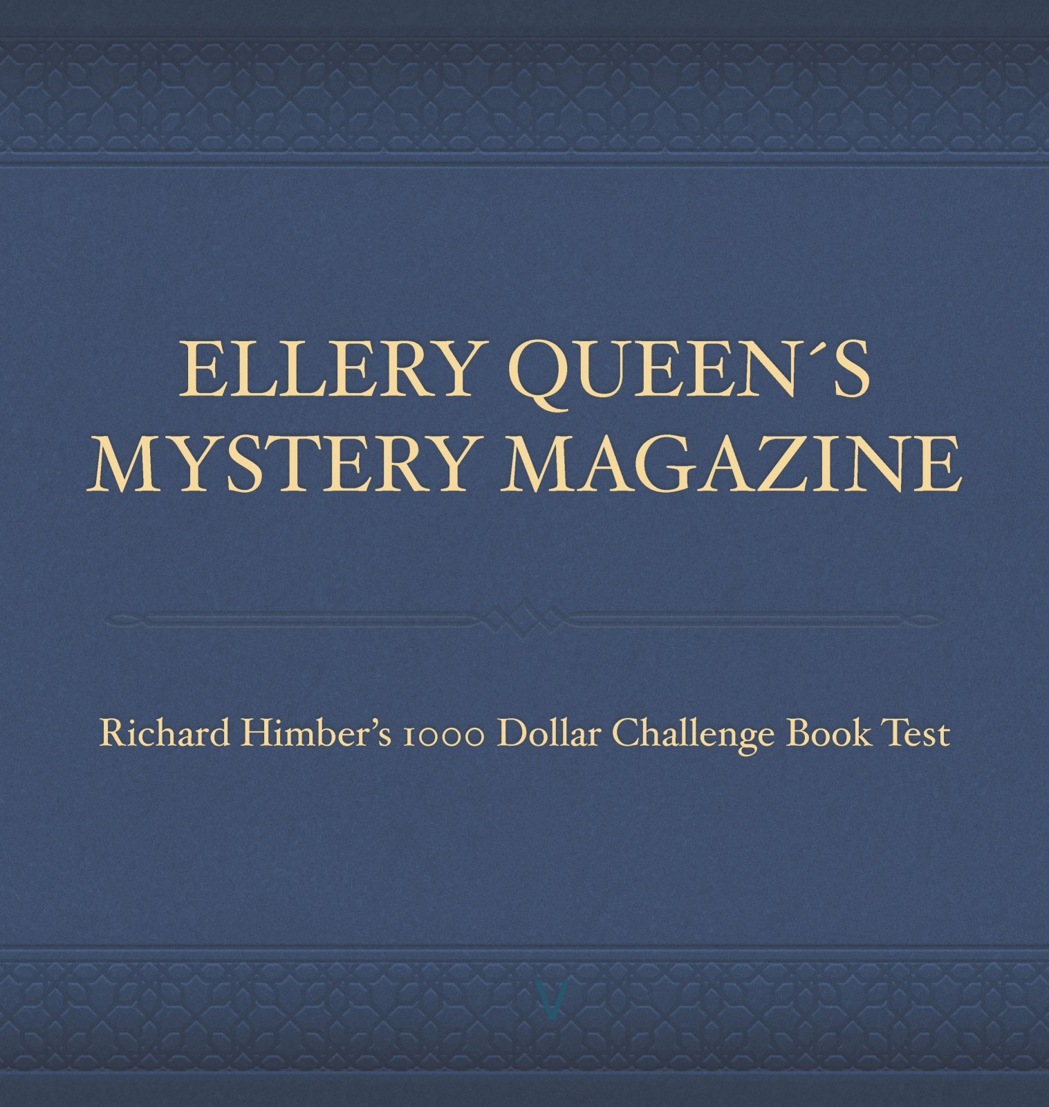 Ellery Queen's Mystery Magazine by Solano : Lybrary.com