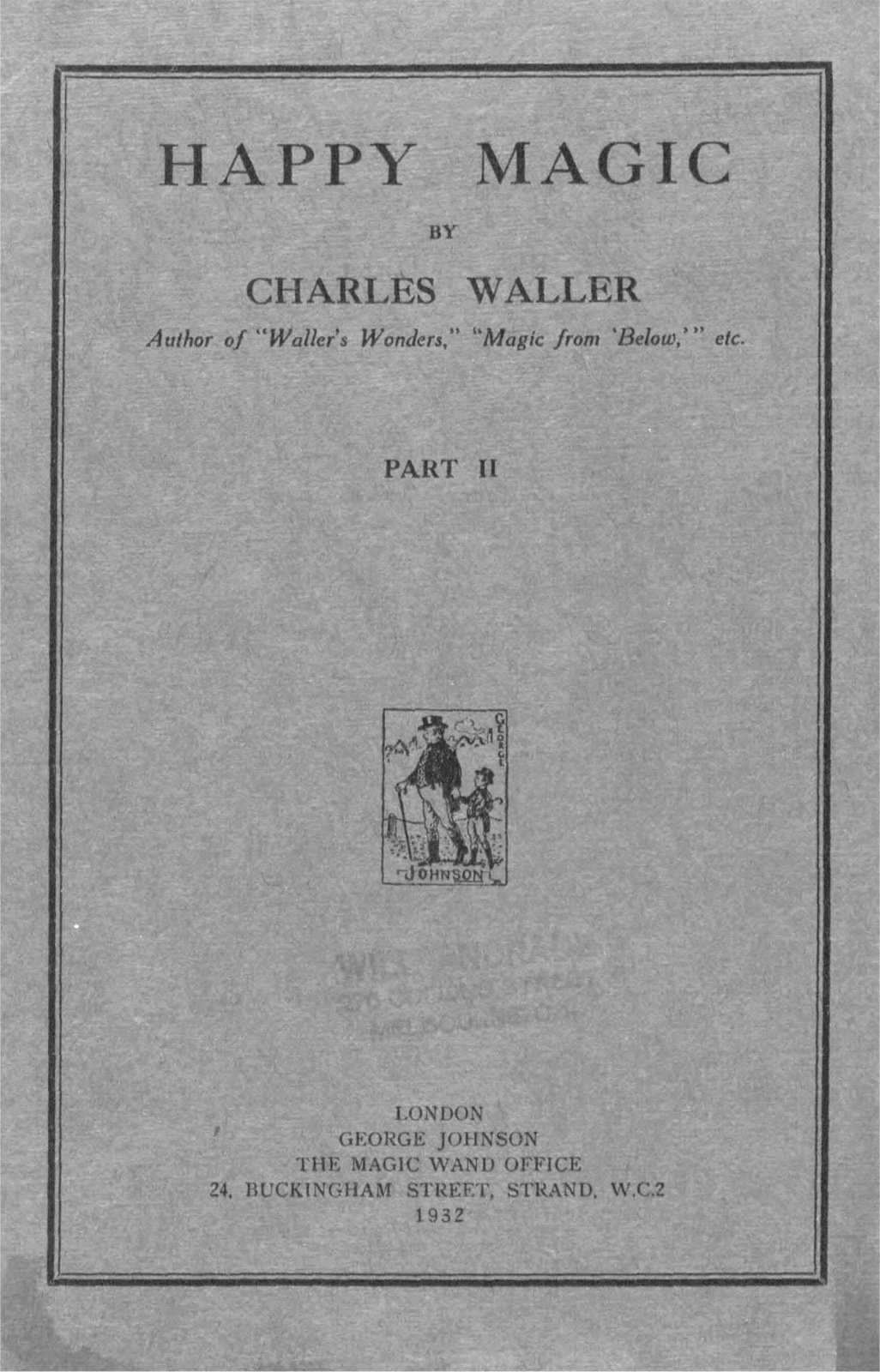 Happy Magic Part 2 by Charles Waller : Lybrary.com