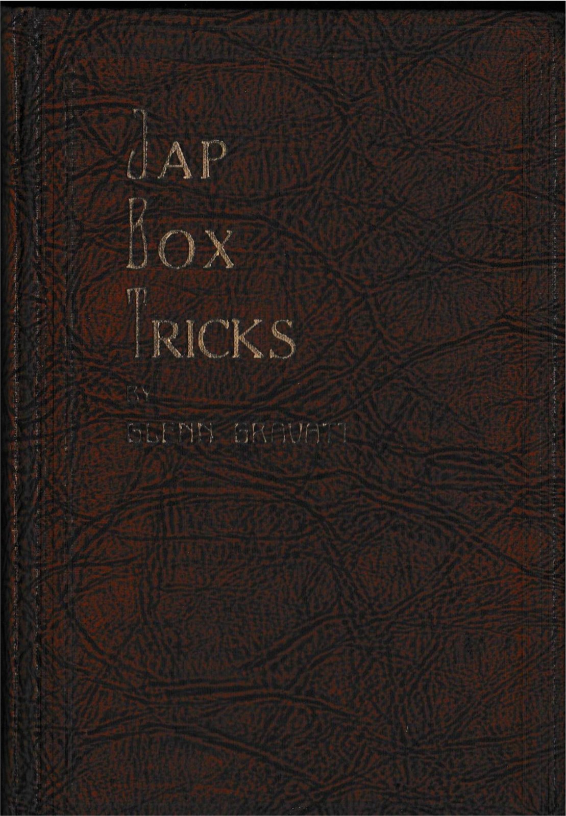 Jap Box Tricks by Glenn G. Gravatt : Lybrary.com