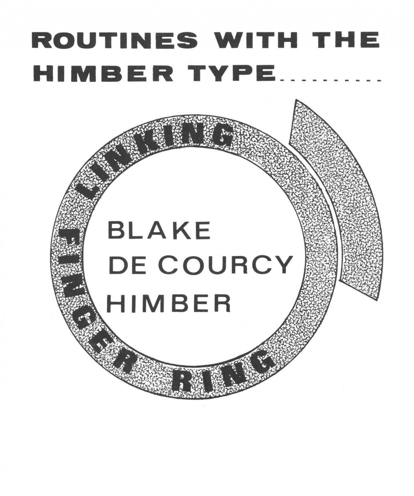 Linking Finger Ring by Richard Himber & Ken de Courcy & George Blake ...