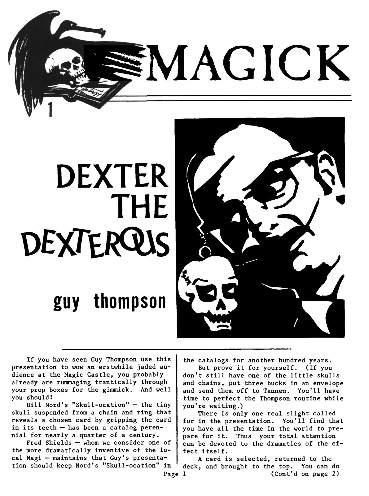 Magick Volume 1 by Bascom Jones : Lybrary.com