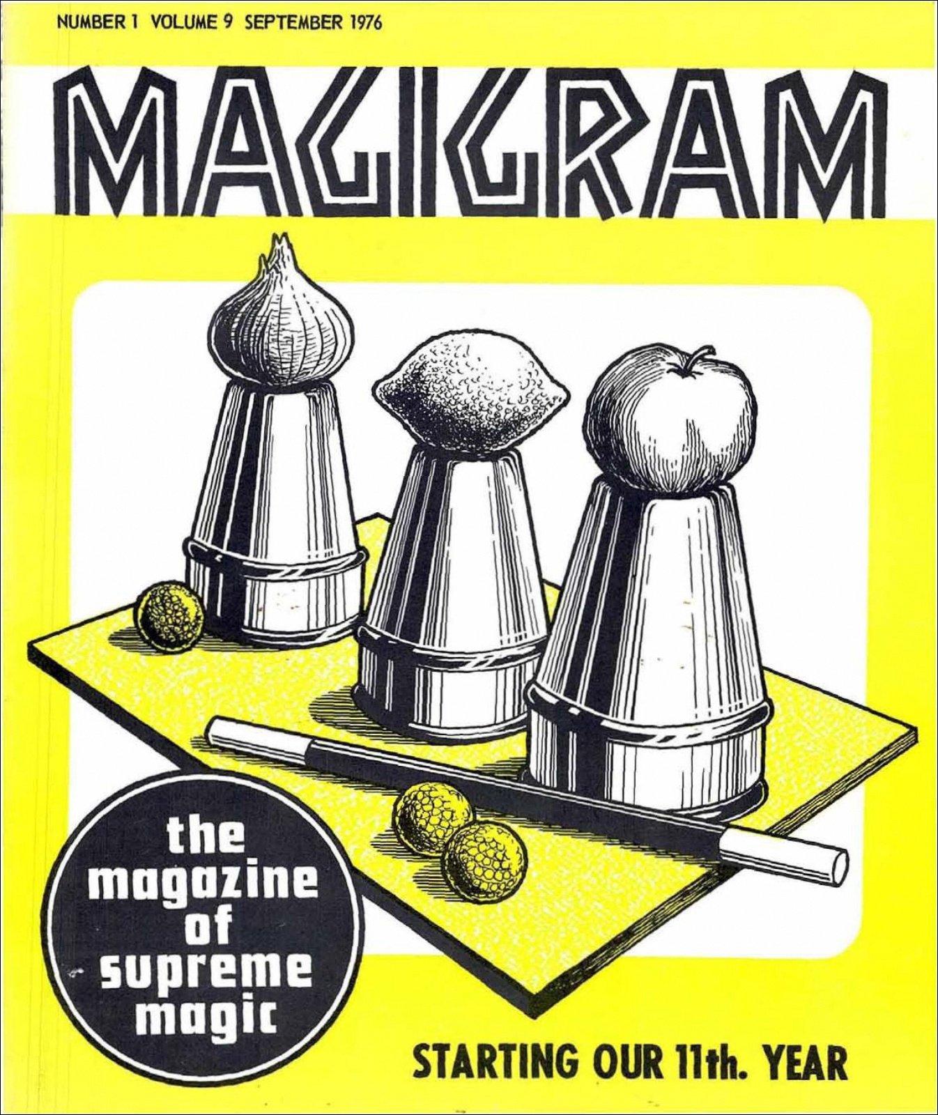 Magigram Volume 9 (Sep 1976 - Aug 1977) by Supreme-Magic-Company ...