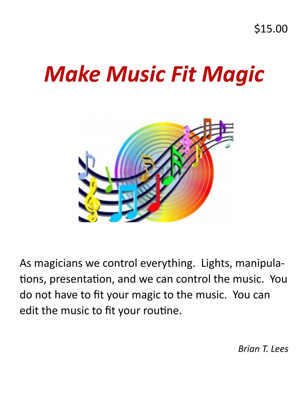 Make Music Fit Magic by Brian T. Lees : Lybrary.com