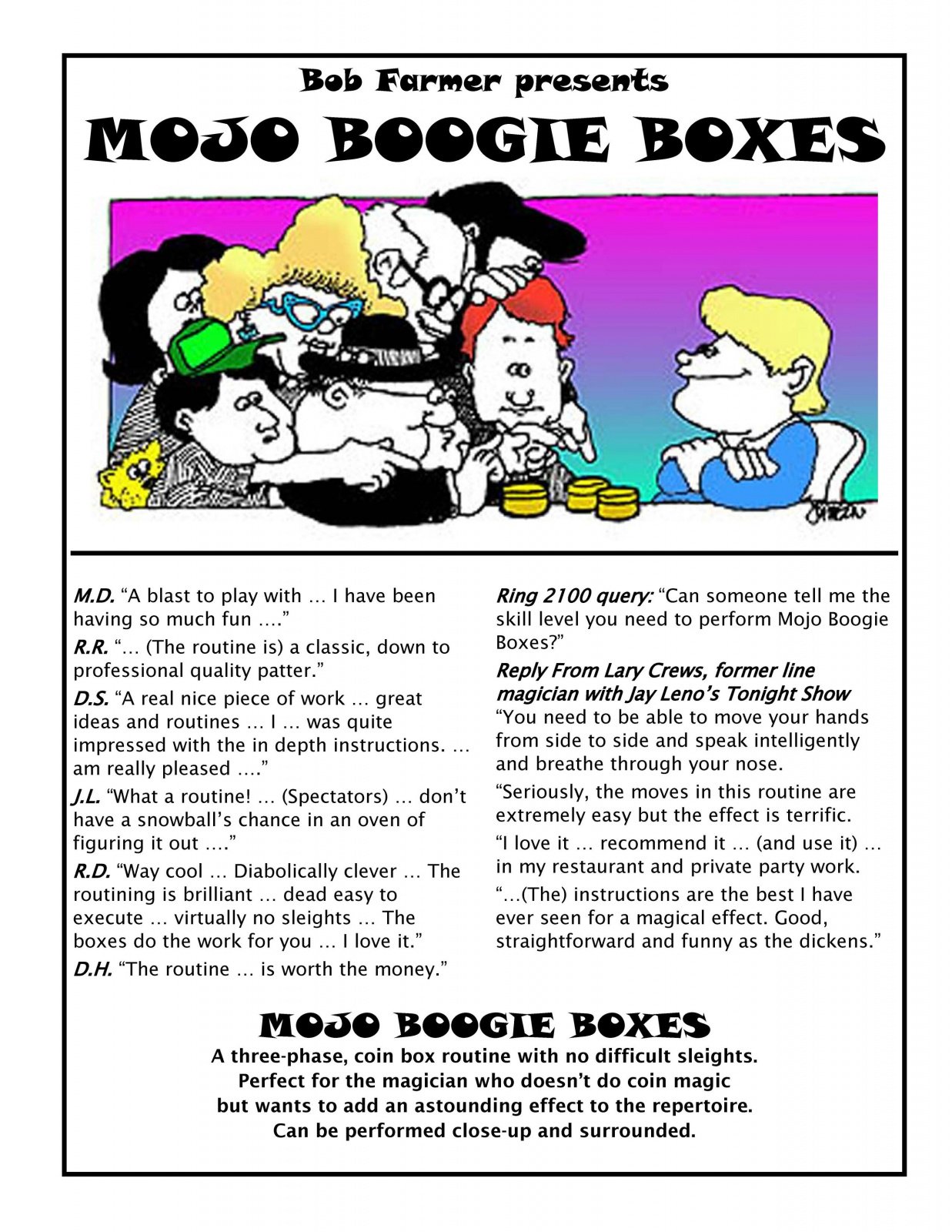 Mojo Boogie Boxes by Bob Farmer : Lybrary.com