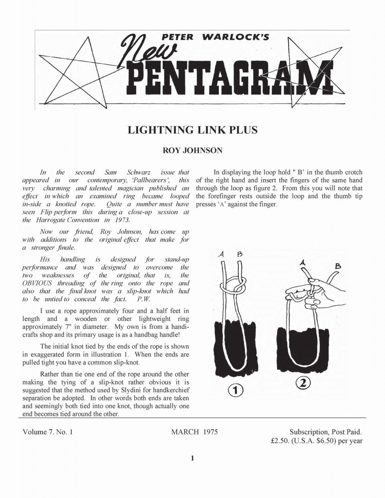 New Pentagram Magazine Volume 7 (March 1975 - February 1976) by Peter ...