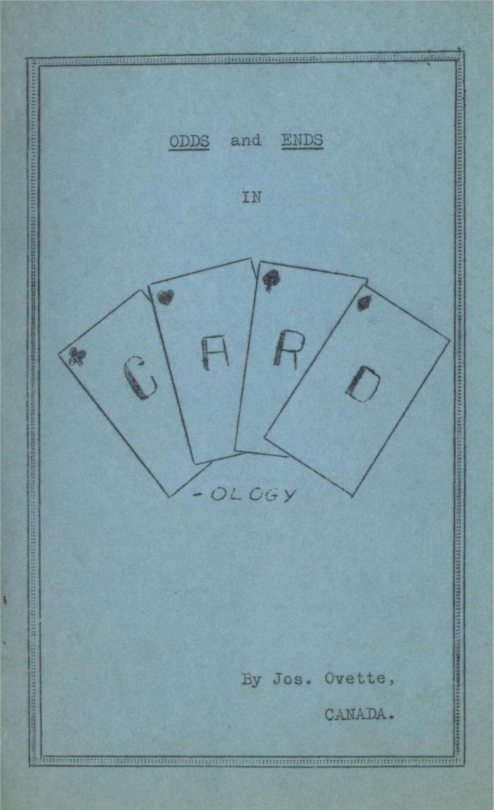 Odds and Ends in Cardology by Joseph Ovette : Lybrary.com