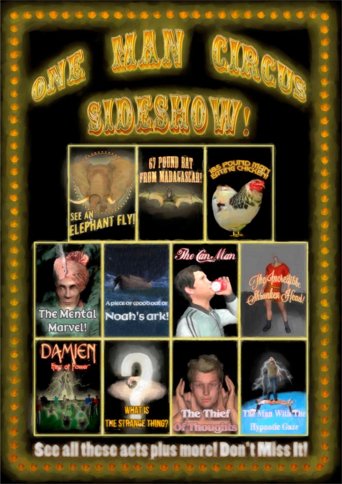 One Man Circus Sideshow by Dave Arch : Lybrary.com