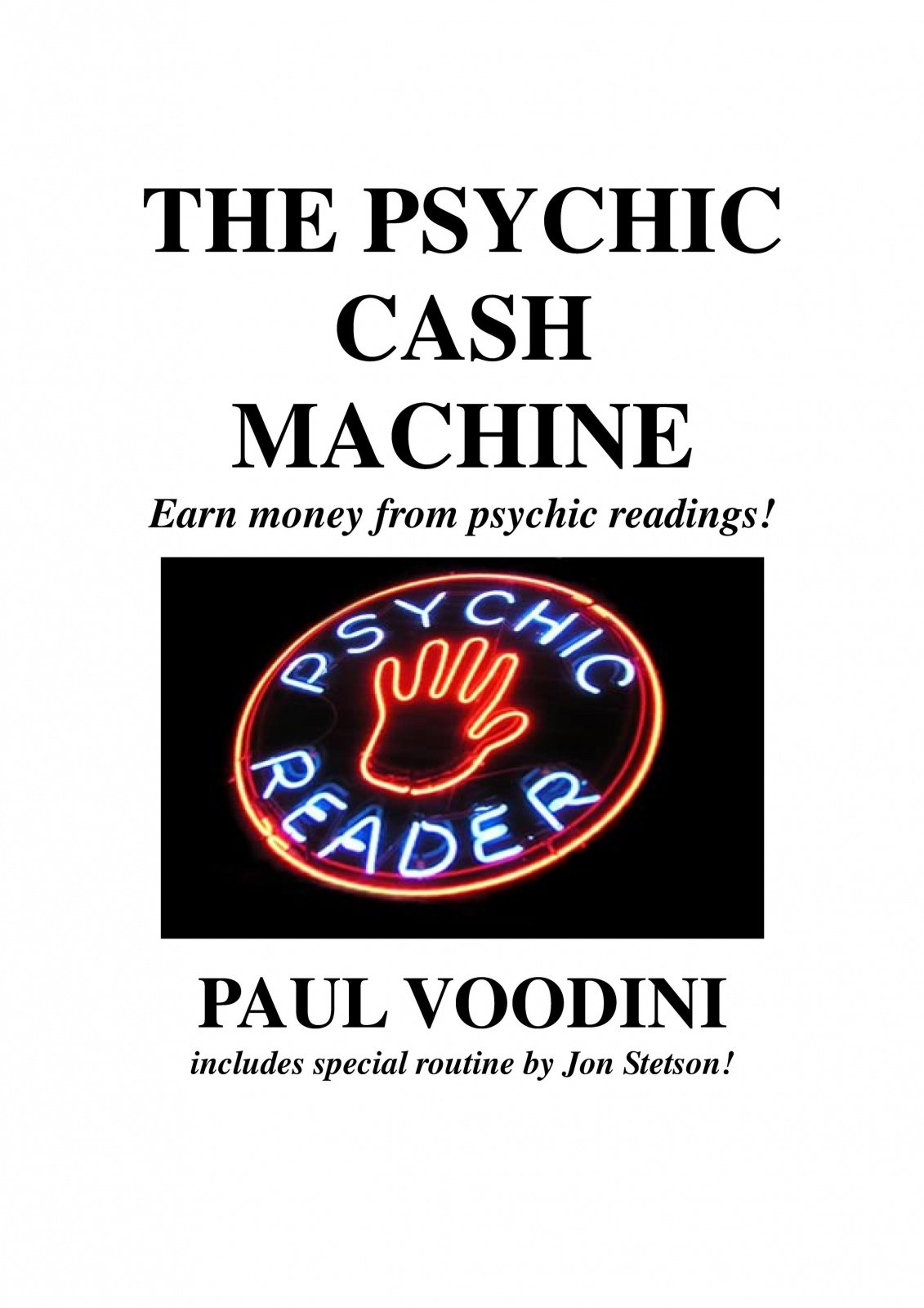 The Psychic Cash Machine by Paul Voodini : Lybrary.com
