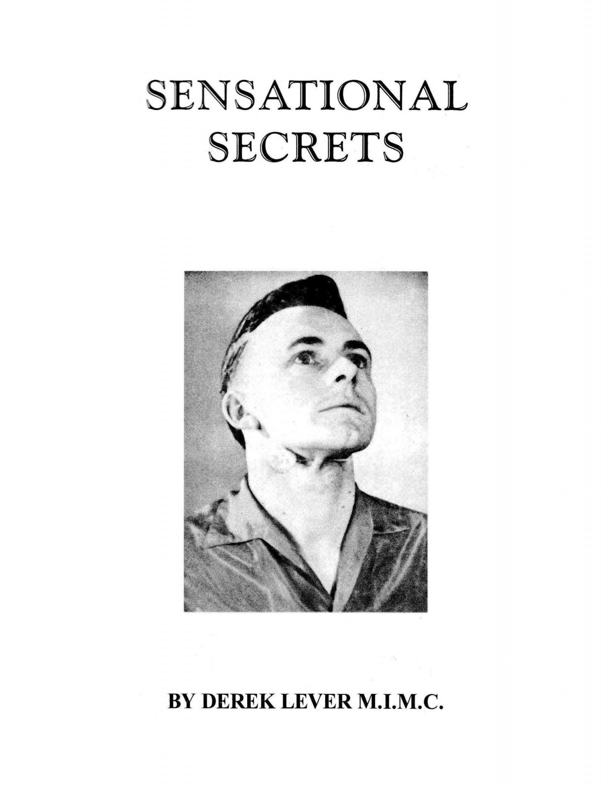 Sensational Secrets by Derek Lever : Lybrary.com