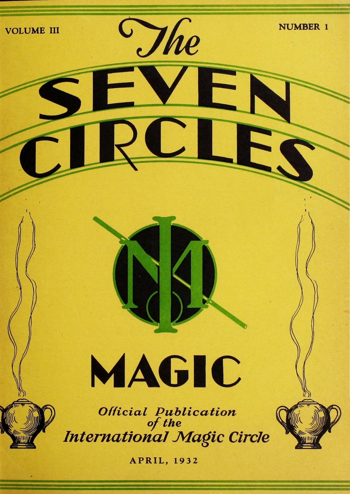 Seven Circles Volume 3 (April 1932 - September 1932) by Walter Gibson ...