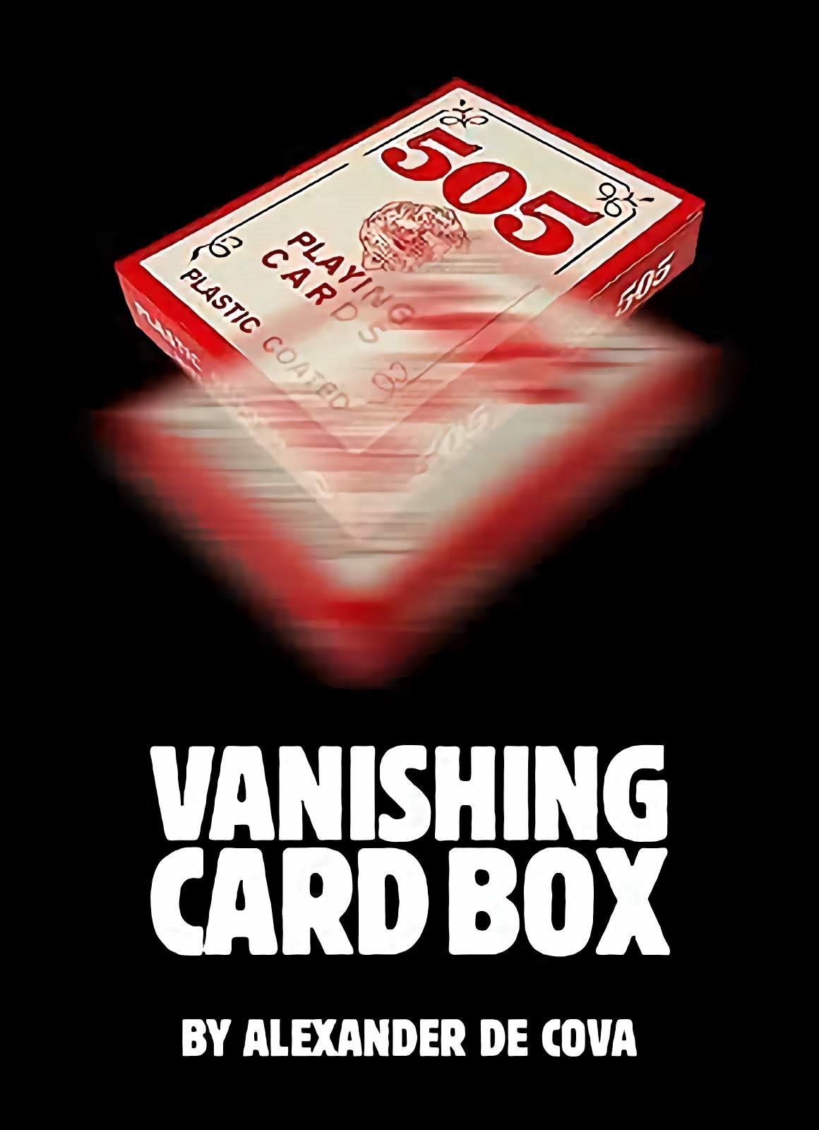 Vanishing Card Box by Alexander de Cova : Lybrary.com