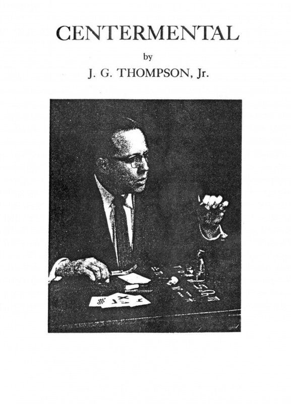 Centermental by J. G. Thompson Jr. : Lybrary.com