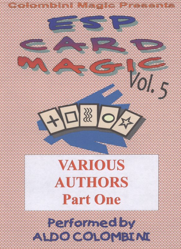 ESP Card Magic Vol. 5: Various Authors Part 1 by Aldo Colombini ...