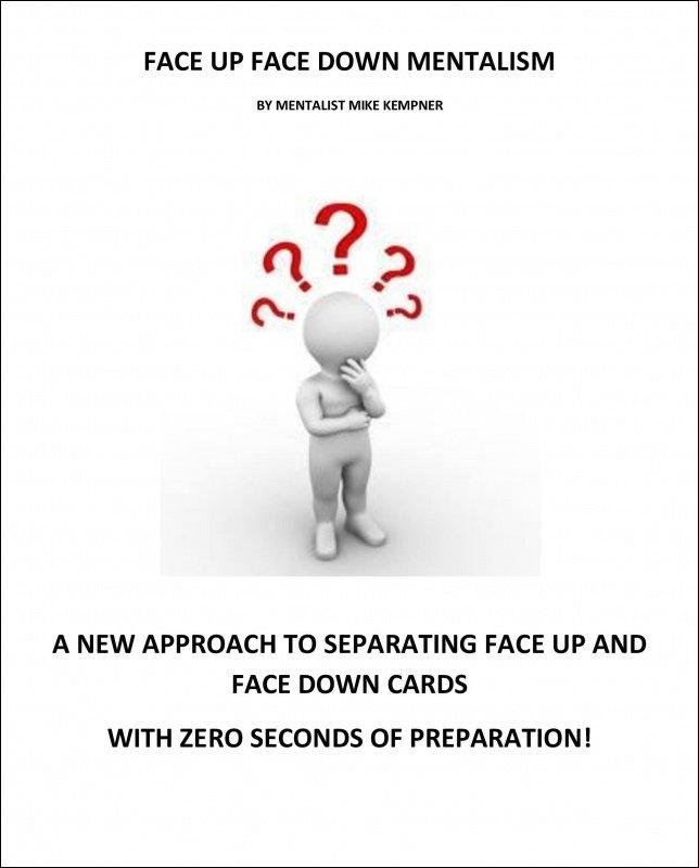 Face Up Face Down Mentalism by Mike Kempner : Lybrary.com