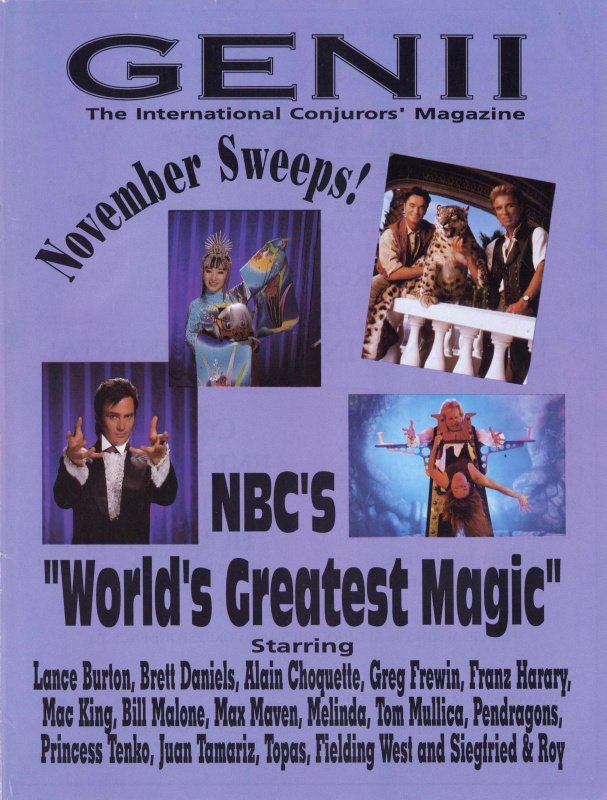 Genii Volume 58 (Nov 1994 - Oct 1995) by William W. Larsen (944 pages ...