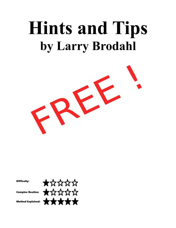 Hints and Tips by Larry Brodahl : Lybrary.com