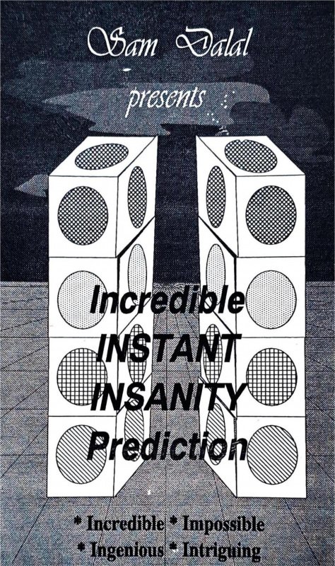 Incredible Instant Insanity Prediction by Sam Dalal : Lybrary.com