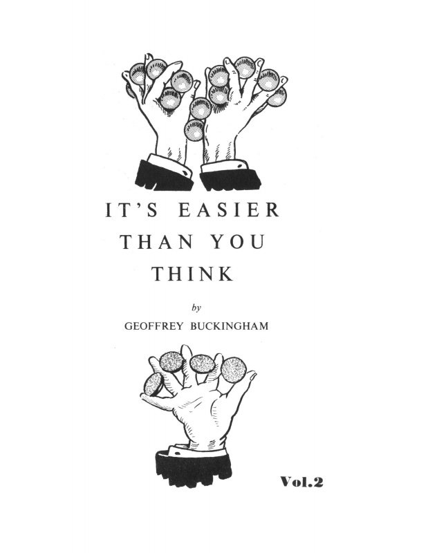 It's Easier Than You Think Volume 2 by Geoffrey Buckingham : Lybrary.com