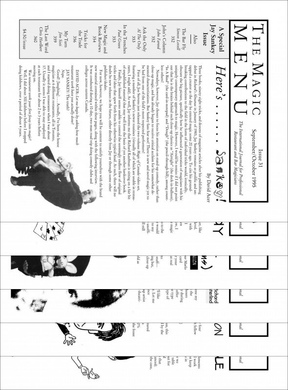 Magic Menu volume 6 (Sep 1995 - Aug 1996) by Jim Sisti : Lybrary.com