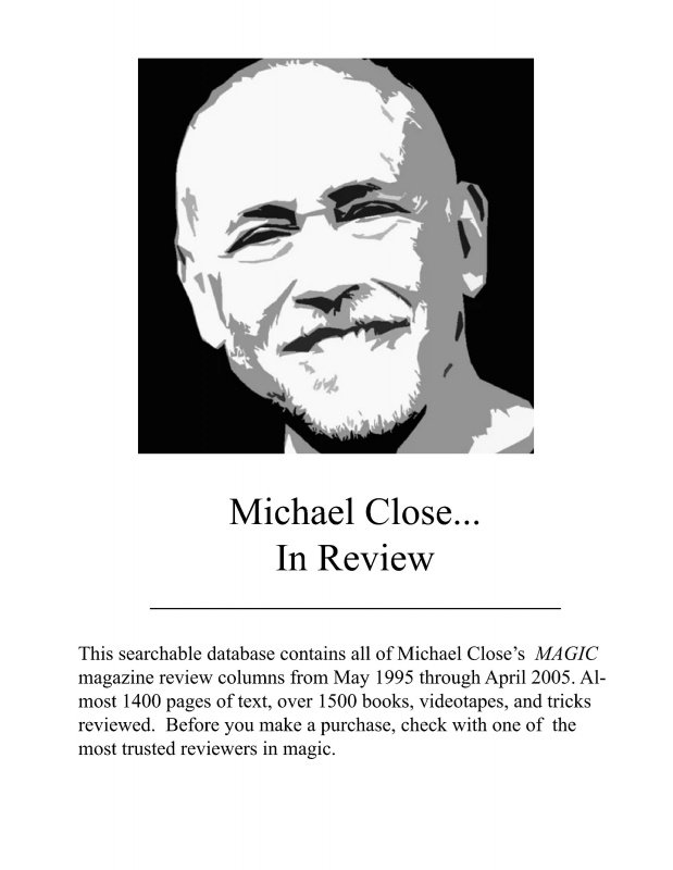 Michael Close In Review by Michael Close : Lybrary.com
