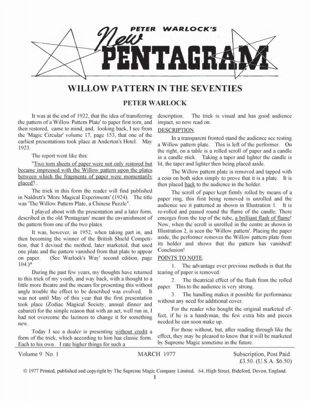 New Pentagram Magazine Volume 9 (March 1977 - February 1978) by Peter ...