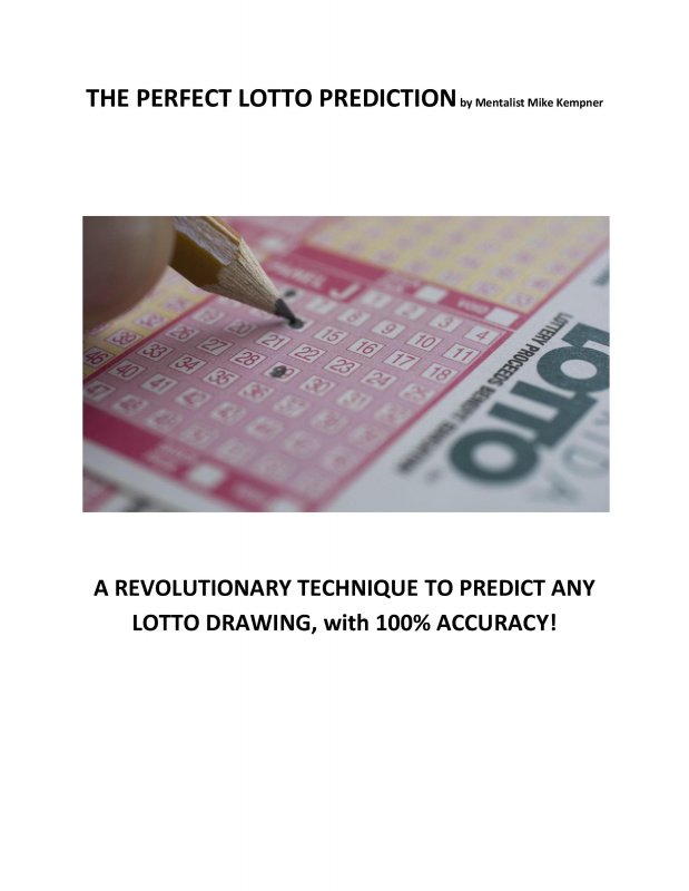 The Perfect Lotto Prediction by Mike Kempner : Lybrary.com