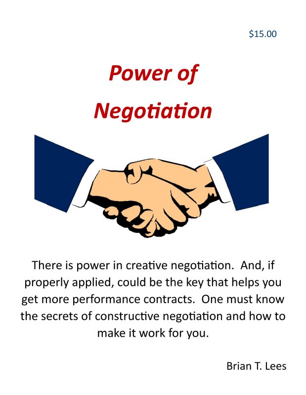 Power of Negotiation by Brian T. Lees : Lybrary.com