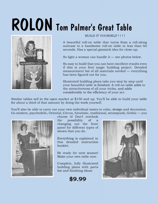 Rolon: Tom Palmer's Great Table by Tom Palmer : Lybrary.com