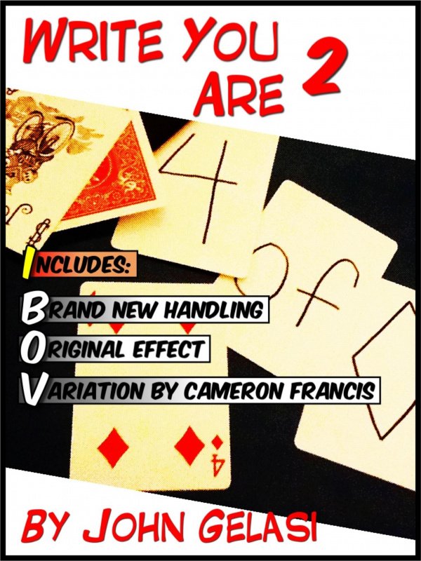 Write You Are 2 by John Gelasi : Lybrary.com