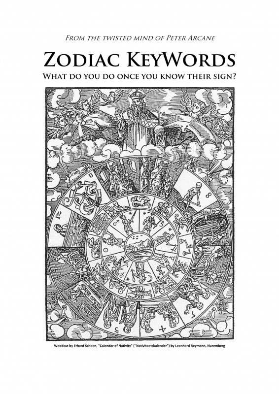 Zodiac KeyWords by Peter Arcane : Lybrary.com
